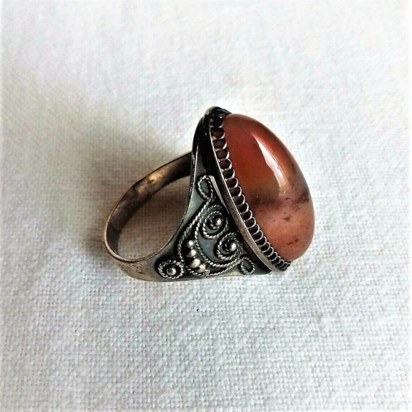 Jewelry | Antique Vintage Russian Ussr Soviet Sterling Silver 916 Moss ...